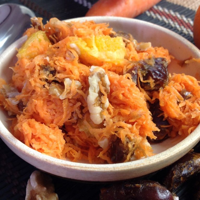 Vegan Carrot and Date Salad Recipe | Old Skool Recipes
